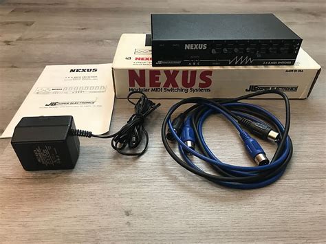 Jlcooper Electronics Nexus 3x8 Modular Midi Switching System Reverb Jlcooper Electronics Nexus 3x8 Modular Midi Switching System Reverb
