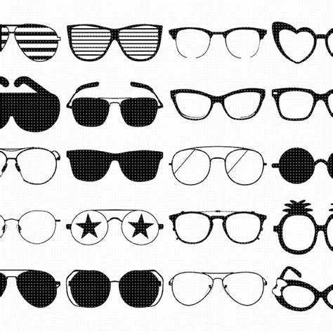 Sunglasses Svg Etsy