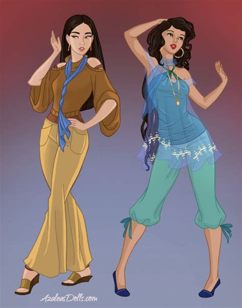 Princess Jasmine And Pocahontas