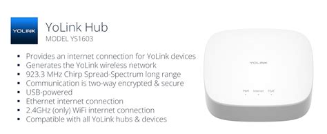 Yolink Lora Water Level Monitoring Sensor Starter Kit 1 Yolink Hub And Wireless Battery Powered