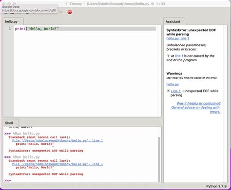 Thonny The Most Beginner Friendly Python Ide — 01