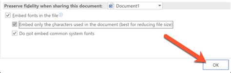 How To Embed Fonts In A Microsoft Word Document