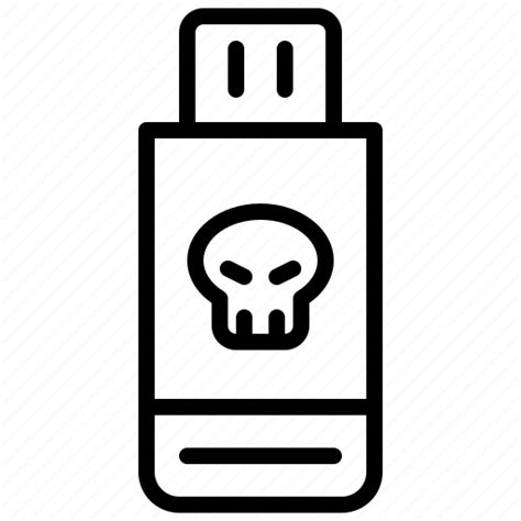 Usb Virus Malware Icon Download On Iconfinder