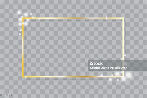 황금 직사각형 프레임입니다 사진 프레임입니다 그래픽 요소 벡터 그림입니다 1위에 대한 스톡 벡터 아트 및 기타 이미지 1위 각도 건설 프레임 Istock
