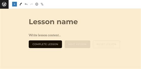 When Learning Mode Is Enabled The Lesson Edit Screen Does Not Use The Lesson Template Styles