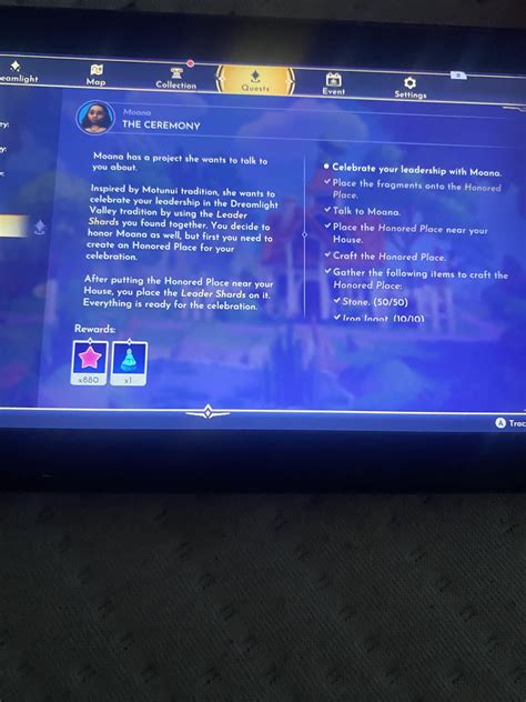 Broken Moana Quest Anybody Know How To Fix This Ive Moved The Honored Place Tried Taking