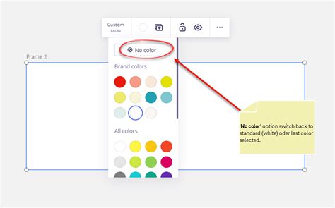 Frame Background Color Permanently Switch Back To Standard White Miro
