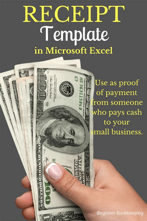 Receipt Template Excel
