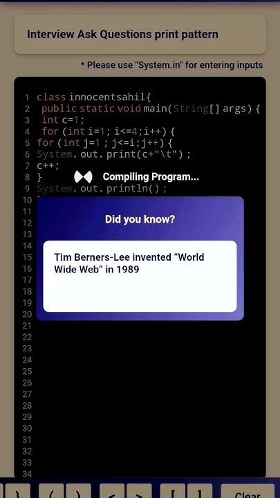 💥 Interview Ask Series Print Patterns 💥 Learncode Programming Java