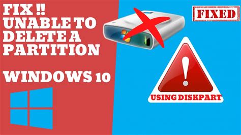 Unable To Delete Recovery Partition Windows Fixed YouTube