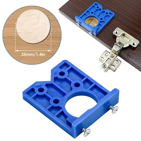 Hinge Repair Plate 4 In 1 Concealed Hinge Jig 35mm And 26mm Hole Cutter