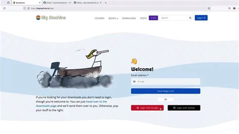 Using Passwordless Login Big Machine