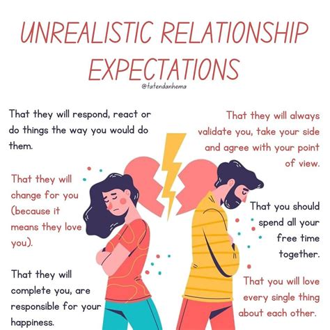 Unrealistic Relationship Expectations Relationship Expectations