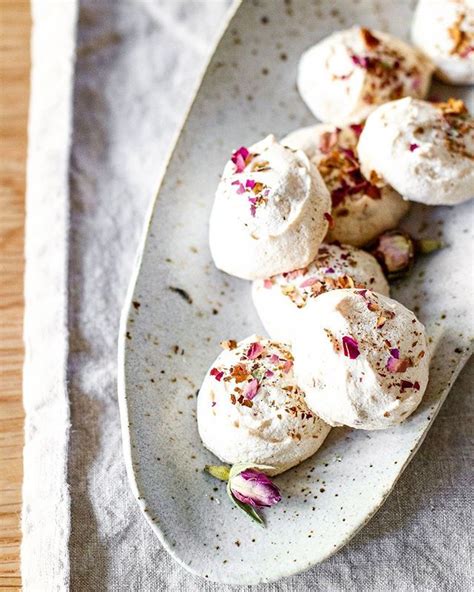 Rose Meringues How Sweet Eats Sweet Snacks Sweet Recipes