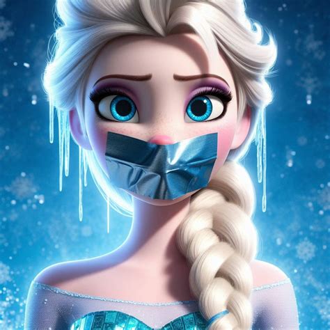 Elsa Gagged 01 By Elite95talha On Deviantart
