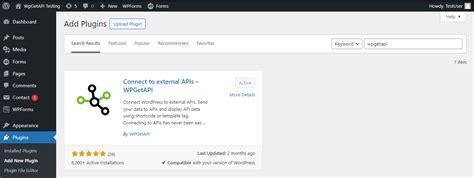 Quick Start Wpgetapi