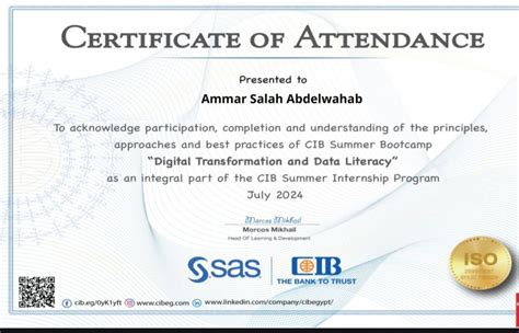 Ammar Salah On Linkedin Cib Sas