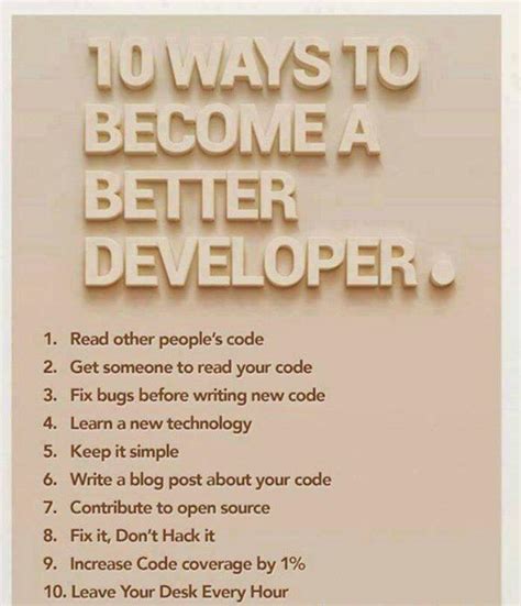 Developer How To Become A Better Developer Devrant