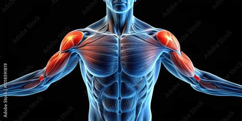Anatomy Of The Biceps Muscle With Trigger Points Causing Pain Stock Illustration Adobe Stock