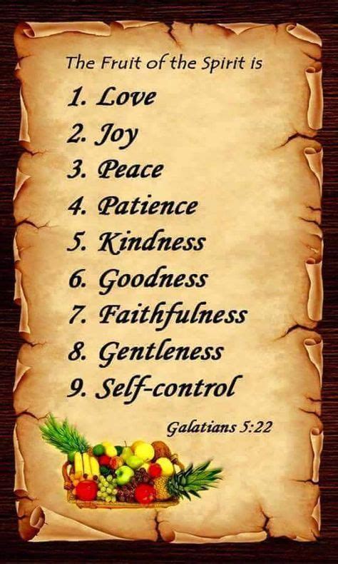Scripture Fruit Of The Spirit Images Free