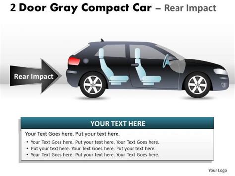 Chassis 2 Door Gray Car Side Powerpoint Slides And Ppt Diagram Templates