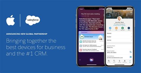 苹果和企业云计算公司 Salesforce 合作，将 Siri 带给企业客户 应用程序