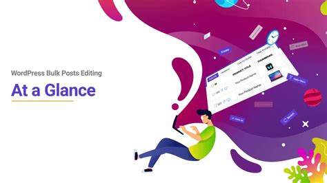 wordpress bulk posts editing at a glance youtube