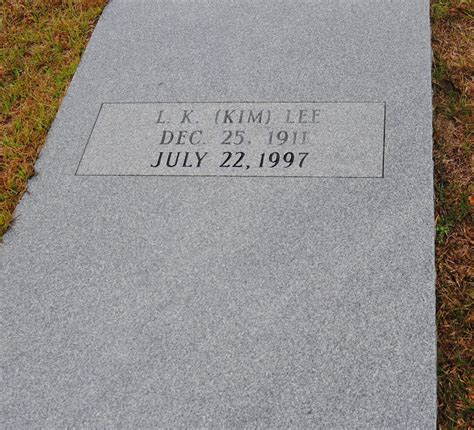 Lewis Kimbrough “kim” Lee 1911 1997 Find A Grave Memorial