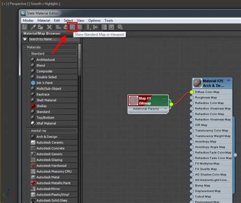 Help On Slate Editor Uvw Mapping Textures And Materials Autocad Forums