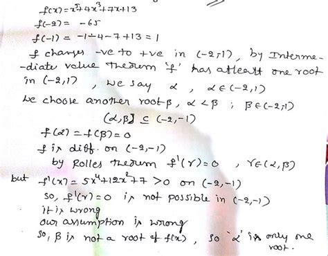 [solved] 2 Show That The Polynomial F X X3 4x3 7x 13 Has