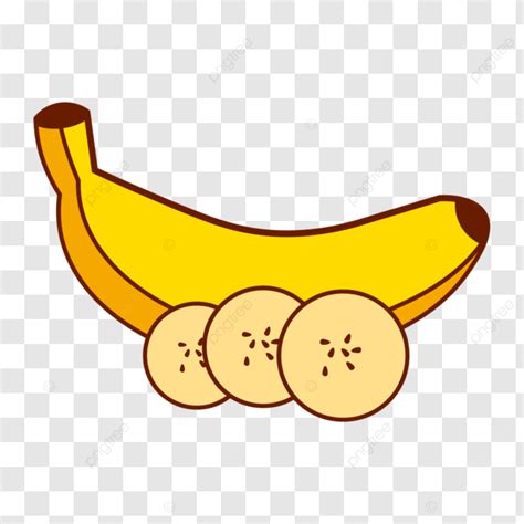 얇게 썬 섹션이 있는 신선한 바나나 그림 벡터 바나나 과일 삽화 슬라이스 바나나 Png 일러스트 및 벡터 에 대한 무료 다운로드 Pngtree