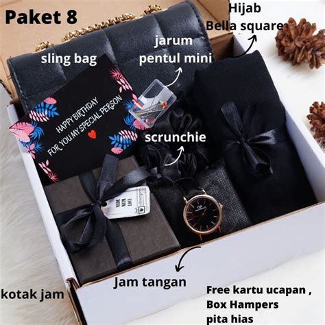 Jual Hampers Cewek Kado Ulang Tahun Cewek Gift Box Cewek Kado Anniversary Kado Graduation