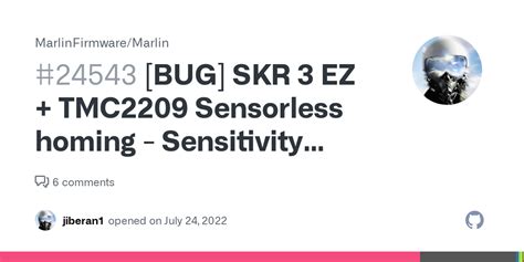 BUG SKR EZ TMC Sensorless Homing Sensitivity Issue Issue MarlinFirmware