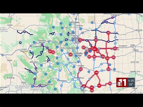 Colorado Road Conditions Map