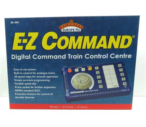 bachmann 36 501 e z command digital train control system rainbow railways