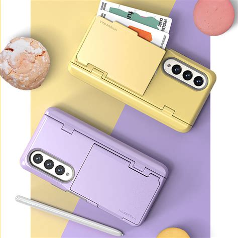 갤럭시 폴드4 카드 케이스 2장 수납 모던 고 펜커버and힌지커버 케이스 외부 액정 강화유리 감도 깊은 취향 셀렉트샵 29cm