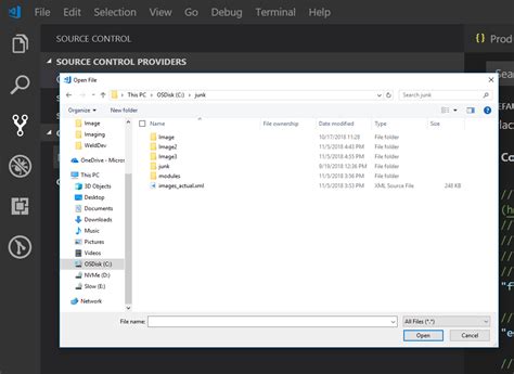 file folder picker is too small · issue 62863 · microsoft vscode · github