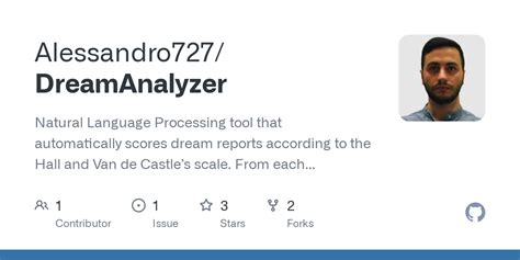 GitHub Alessandro DreamAnalyzer Natural Language Processing Tool That Automatically Scores