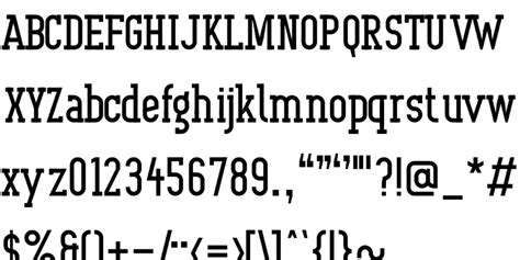 Fs Standard Serif Fontstruct