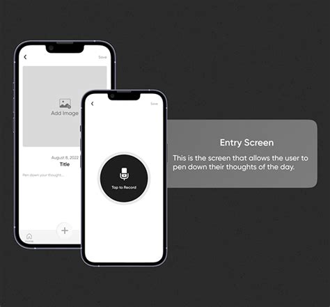 Diary App UI UX Case Study Behance