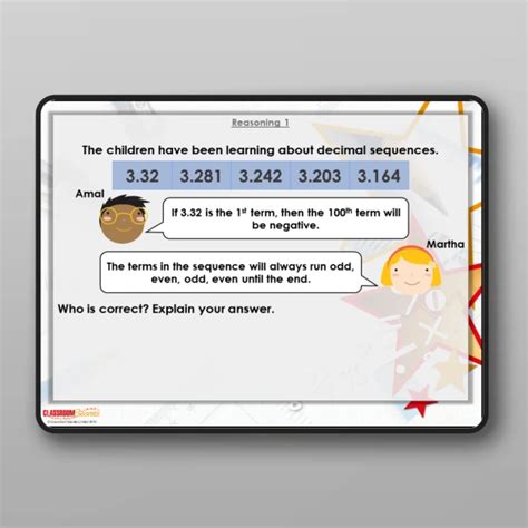 Year 5 Decimal Sequences Modelling Powerpoint Resource Classroom Secrets Year 5 Decimal Sequences Modelling Powerpoint Resource Classroom Secrets
