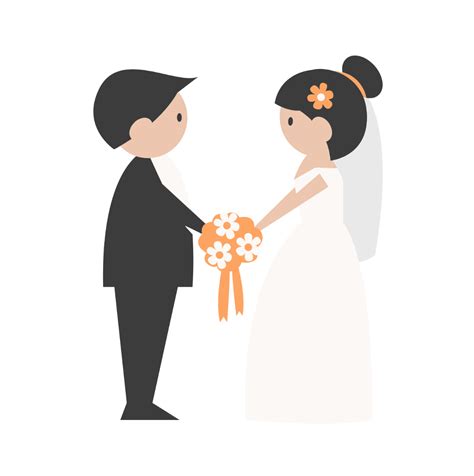 Free Wedding Couple Clipart Template To Edit Online