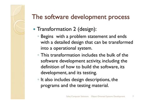 Object Oriented Systems Development Life Cycle Ppt Pdf Operating