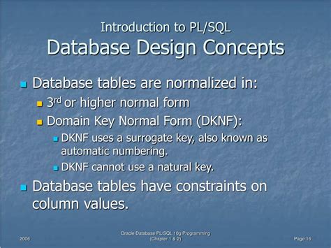 Ppt Introduction To Plsql Oracle Database Plsql 10g Programming Powerpoint Presentation Id