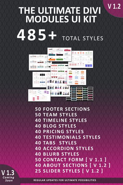The Ultimate Divi Modules Ui Kit
