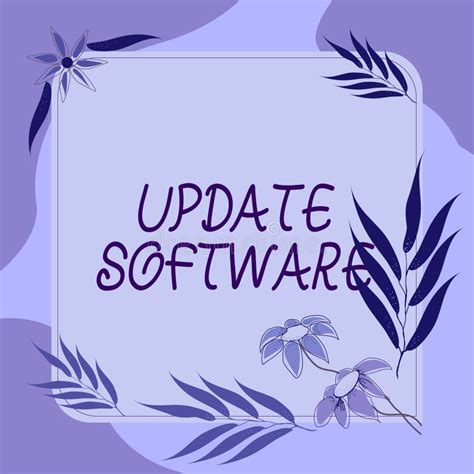Text Showing Inspiration Update Software Concept Meaning Replacing Program With A Newer Version