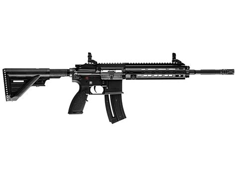 Hk Hk416 Semi Automatic Rifle 22 Long Rifle 161 Black Threaded Barrel