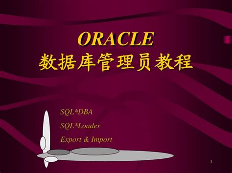Oracle数据库dba 精华教程 Word文档在线阅读与下载 无忧文档