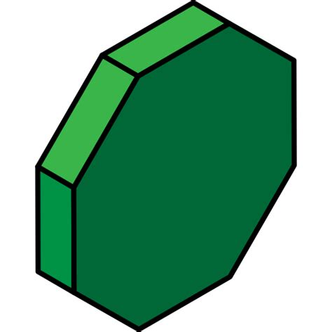 Octagon Generic Outline Color Icon