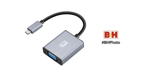Adesso Usb C Male To Vga Female Adapter Auh B H
